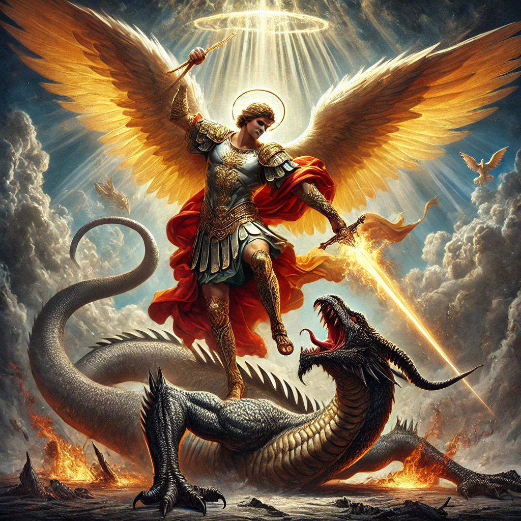 The Epic Showdown: Saint Michael vs. Satan in Biblical Lore – Ben Barrineau